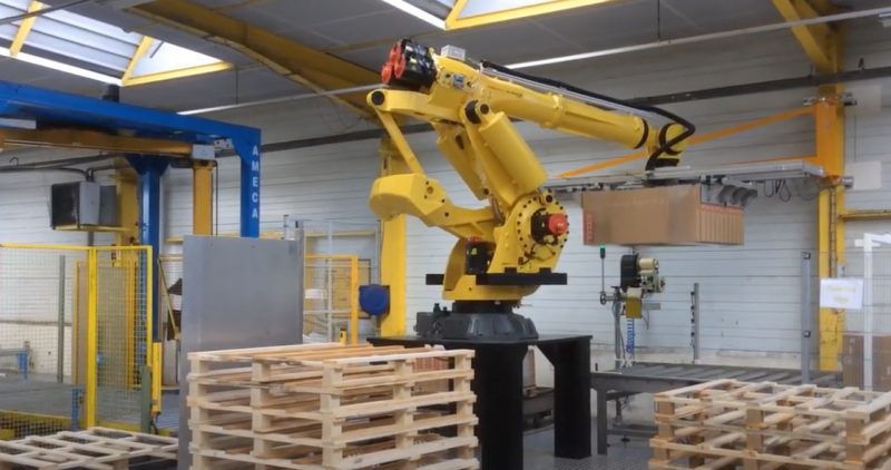 Design of cardboard palletizing robot. - CIM Atlantique